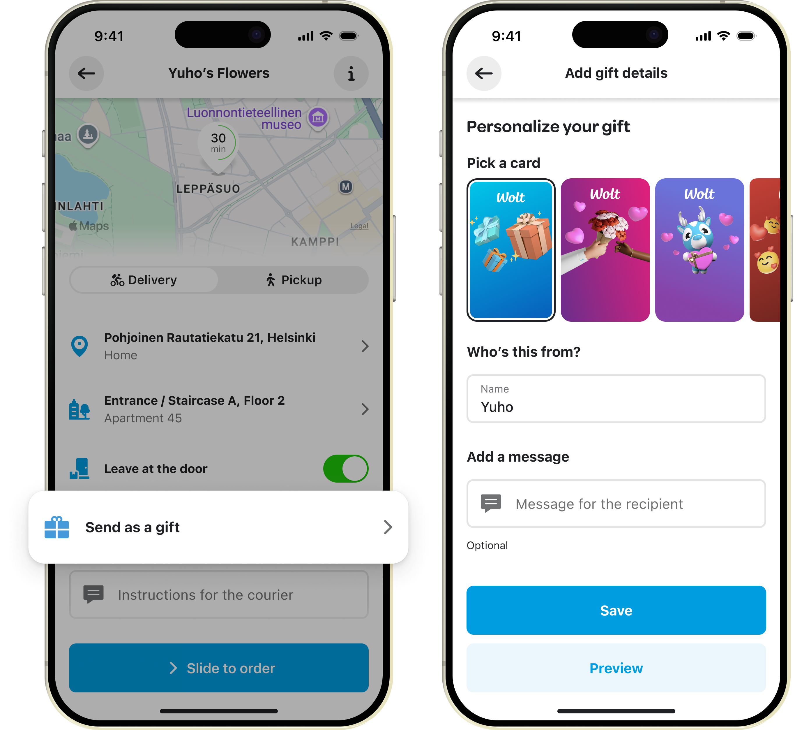 Introducing Wolt Gifting: A personal touch for sharing love this Valentine’s Day and beyond ...